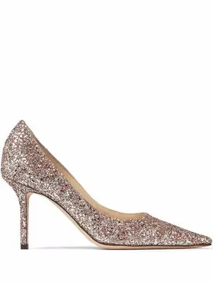 JIMMY CHOO - Jimmy Choo Love 85mm Glitter Pumps