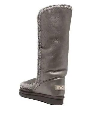 Mou Calf-length Snow Boots - Grey