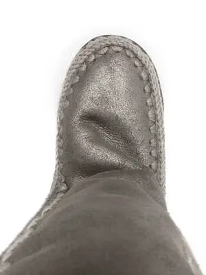 Mou Calf-length Snow Boots - Grey