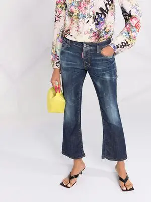 Dsquared2 Bleach-effect Distressed Jeans