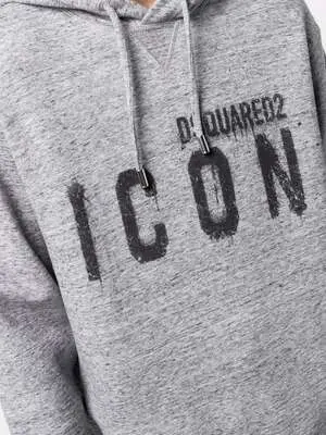 Dsquared2 Logo-print Hoodie - Grey