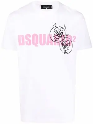 Dsquared2 Logo-print Cotton T-shirt - White