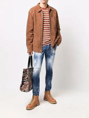 Dsquared2 Eviction Notice Straight Jeans