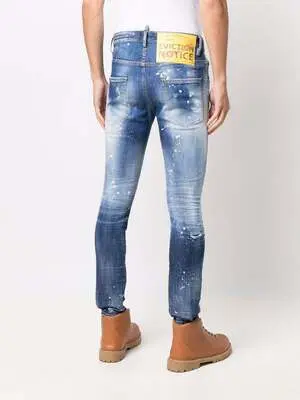 Dsquared2 Eviction Notice Straight Jeans