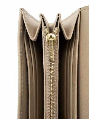 YU MEI Sebastian Leather Bi-fold Wallet - Neutrals