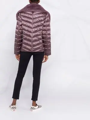 Liu Jo Layered Faux-fur Quilted Jacket
