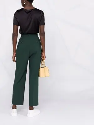 Patrizia Pepe Essential Satin-finish T-shirt