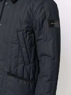 Woolrich X British Millerain Barrier Quilted Shirt Jacket