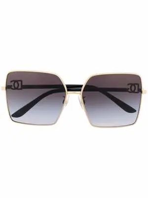 Dolce & Gabbana Oversized Sunglasses - Gold