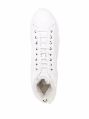GIANVITO ROSSI - Gianvito Rossi Leather High-Top Sneakers