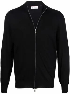 Brunello Cucinelli Zip-up Knitted Cardigan