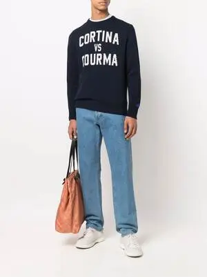 MC2 SAINT BARTH Slogan Crew-neck Jumper