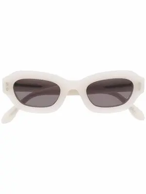 Isabel Marant Geometric Sunglasses - White