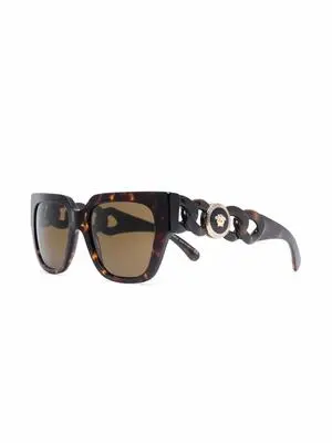 Versace Sculpted Square Sunglasses