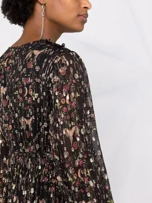 Sandro Floral Voile Dress