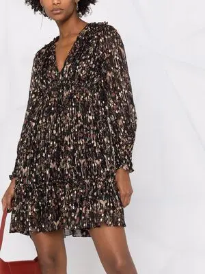 Sandro Floral Voile Dress