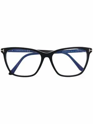 TOM FORD Square Frame Eyeglasses - Black