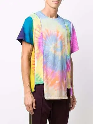 Needles Tie Dye-print Panelled T-shirt