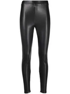 Michael Kors Faux Leather Leggings - Black