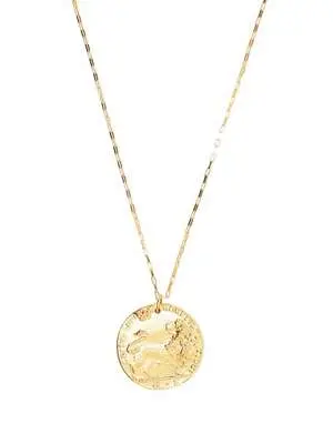 ALIGHIERI Il Leone Medallion Necklace - Gold