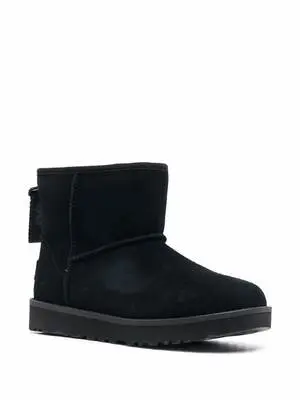 UGG Classic Zipped Suede Boots - Black