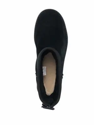 UGG Classic Zipped Suede Boots - Black