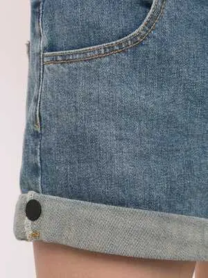 HACULLA. Fold Denim Shorts - Blue
