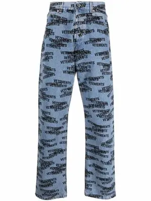 Vetements Printed Bottoms For Men