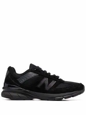 NEW BALANCE Logo-patch Panelled Sneakers - Black