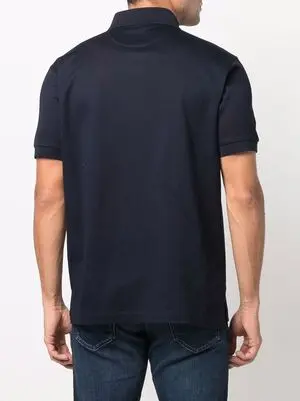Paul Smith Signature Stripe-trim Polo Shirt - Blue