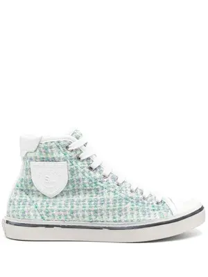 Saint Laurent Patchwork Sneakers For Women