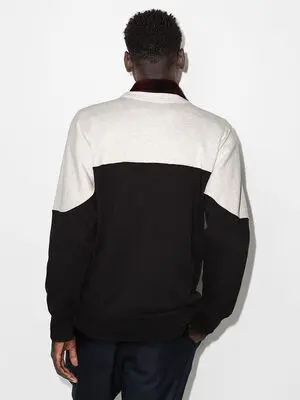 MARANT Two-tone Logo Sweatshirt - Black