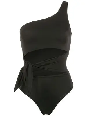 BRIGITTE One-piece Swimsuit With Knot Detail - Black