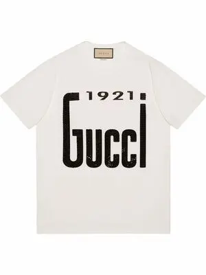 Gucci 1921 Print T-Shirt - White | Editorialist