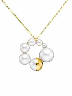 TASAKI 18kt Yellow M/g Shell Pearl Pendant - Gold
