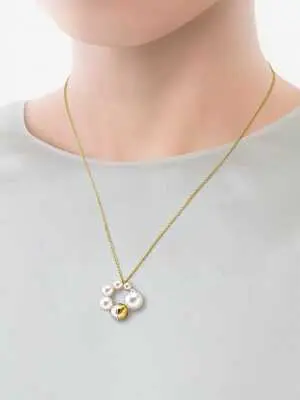 TASAKI 18kt Yellow M/g Shell Pearl Pendant