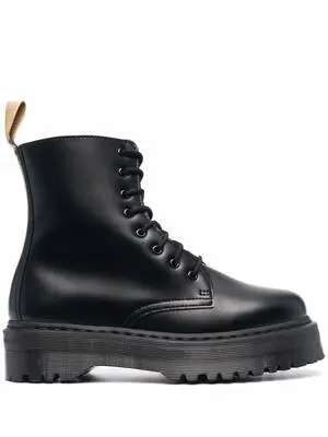 Dr. Martens Jadon Vegan-leather Platform Boots - Black