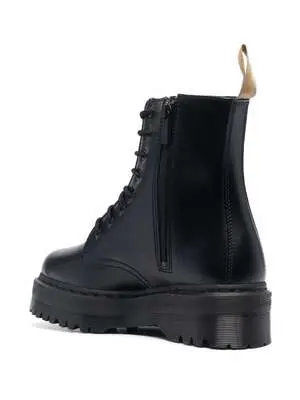 Dr. Martens Jadon Vegan-leather Platform Boots - Black