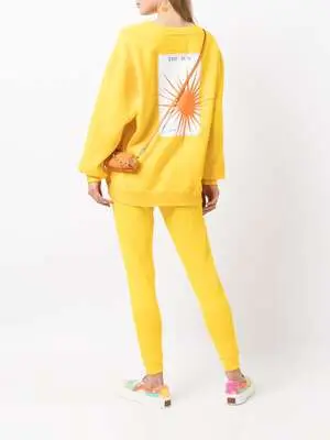 LA DETRESSE The Sun-motif Cotton-blend Sweatshirt