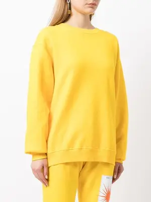 LA DETRESSE The Sun-motif Cotton-blend Sweatshirt