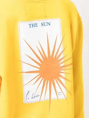 LA DETRESSE The Sun-motif Cotton-blend Sweatshirt