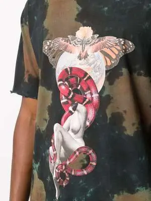 Alchemist Graphic-print Cloud-wash T-shirt