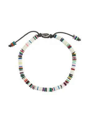 M. Cohen African Beaded Bracelet - White