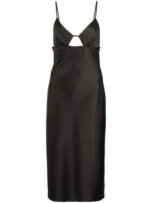FLEUR DU MAL Keyhole Slip Dress