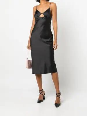 FLEUR DU MAL Keyhole Slip Dress