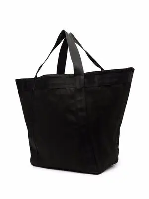AMBUSH Embossed Logo Maxi Tote Bag - Black