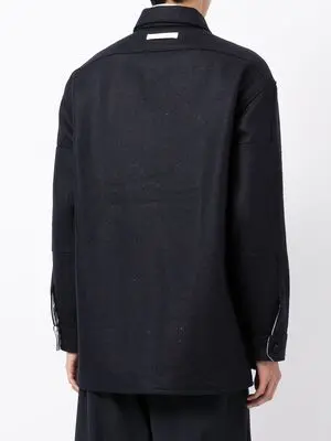 UNIFORME Patched Wool Overshirt