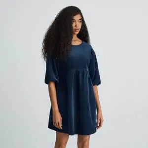 Everlane Corduroy Mini Shirt Dress Atlantic