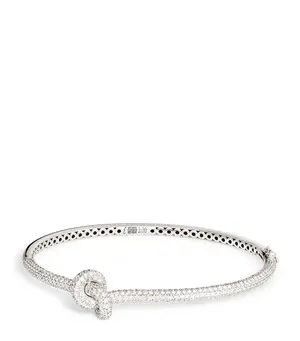 ENGELBERT The Legacy Knot Bangle - White