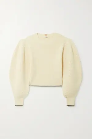 Loewe Wool-blend Sweater - Cream